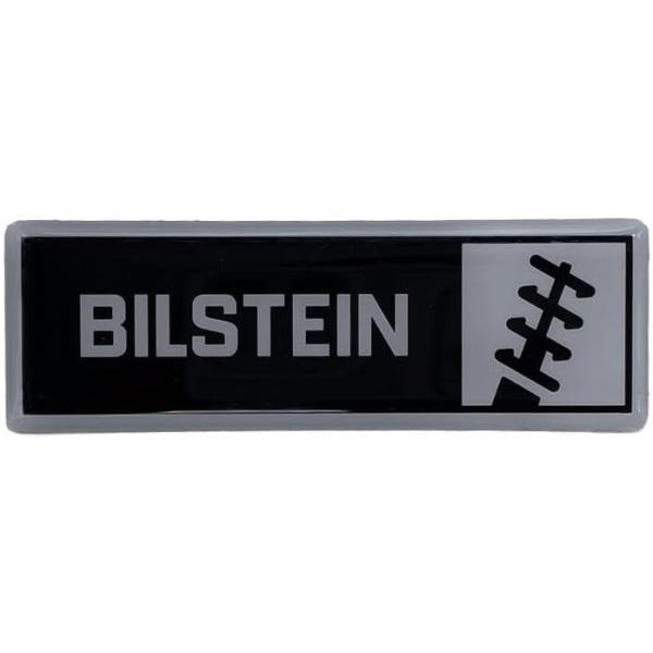 BILSTEIN　ビルシュタイン テールプレート3　モノクロ　 縦：約20mm 横：約70mm　裏面シール貼付タイプ　BIL-TP3B柔らかい樹脂製で、ソフトプレートエンブレムです。【サイズ】縦：約20mm 横：約70mm商品コード BIL...