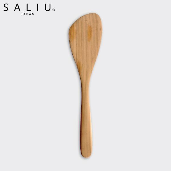 ＜MADE IN 付知＞メーカー：株式会社ロロ LOLOブランド：SALIU YAMASAKURAアイテム：炒め用木べらサイズ：約幅67×奥行き275×高さ18ｍｍ天然木：山桜材（エゴマ油仕上げ）※片面にロゴの焼き印が押されています。丈夫で...