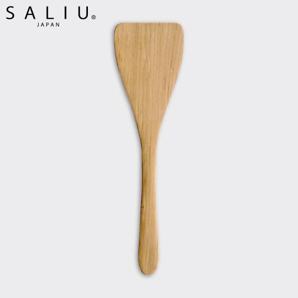 ＜MADE IN 付知＞メーカー：株式会社ロロブランド：SALIU YAMASAKURAアイテム：木ベラ (26cm)サイズ：約幅80×奥行き265×高さ15ｍｍ天然木：山桜材（エゴマ油仕上げ）※片面にロゴの焼き印が押されています。丈夫で優...