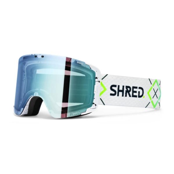 眼鏡対応です＊大きすぎるフレームの場合入らないかも知れませんレンズ 超高精度成型のシリンドリカルダブルレンズフレーム 幅：170mm/高さ：100mmストラップ 幅：50mm/トリプルシリコンラインバック/2点スライドアジャストシステム 重...