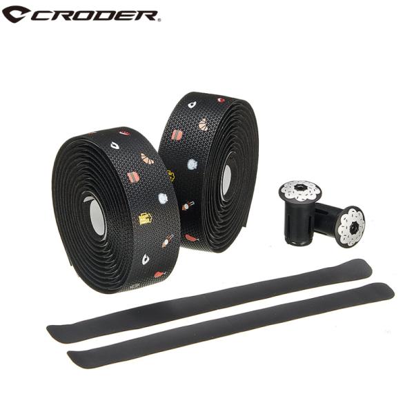 FOODIE - 食べるために生き、探検するために乗るライダーのためにこの遊び心のあるテープはあなたのコックピットにあなたの好きな快適な食べ物を運びます。寿司、ビール、クロワッサン、ドーナツ、ハンバーガー、ケーキ、そしてボバミルクティー・・...