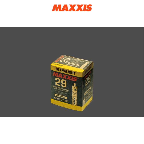 上質なブチルを使用した空気の抜けが少ない、厚さ 0.6mm の軽量ブチルチューブ。ボックスパッケージ仕様。サイズ：29″ x 1.75 - 2.4″重量：155gバルブ長：厚さ：