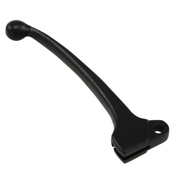 社外品のブレーキレバーです。適合:WAVE100 WAVE110 WAVE125 SMILE C100P年式によって形状が異なりますので、取付部の形状を確認の上ご購入ください。全長145mm、取付部厚み:8.1mm、穴径5.8mm