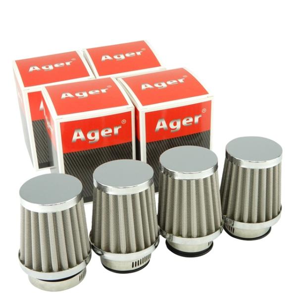 フィルター部分を通常よりスリムでロングにした当店オリジナルフィルターです。トップとアンダーはメッキで仕上げました。メッシュはステンレスです。パワーフィルターは紙製フィルターより吸気抵抗が非常に少ないため、パワーアップ&amp;レスポンス向上...