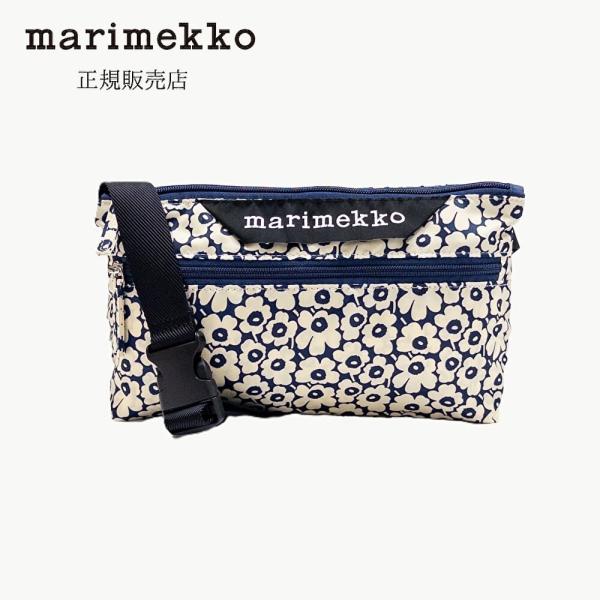 【マリメッコ正規販売店】ブランド：marimekko（マリメッコ）柄：Unikko（ウニッコ）サイズ（約）：縦16.5cm　横26cm　マチ7.5cm　ショルダー全長最長115cm素　材：ポリエステル100% / テープ：ナイロン100%※...