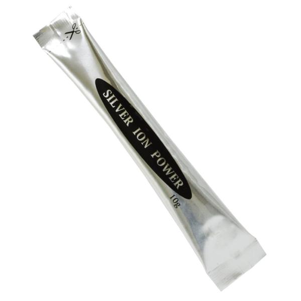 銀イオンパック10g（アルミパック）■パワークリーンに詰替えて更に1年使えます。■パワークリーン３００ml用詰め替え■除菌・抗菌・消臭■メール発送この製品だけご注文の場合、日本郵便ゆうパケット（郵便ポスト投函）で発送いたします。■この商品は...