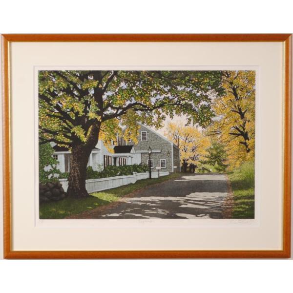 【発売日：2023年01月15日】●画家名：キャロル・コレット●作品名：セプテンバー●絵のサイズ：W65×H45cm●額装サイズ：W87×H67cm●版画の技法：銅版画●サイン：作家直筆鉛筆サイン●納期：10日キャロル・コレットが銅版画で制...