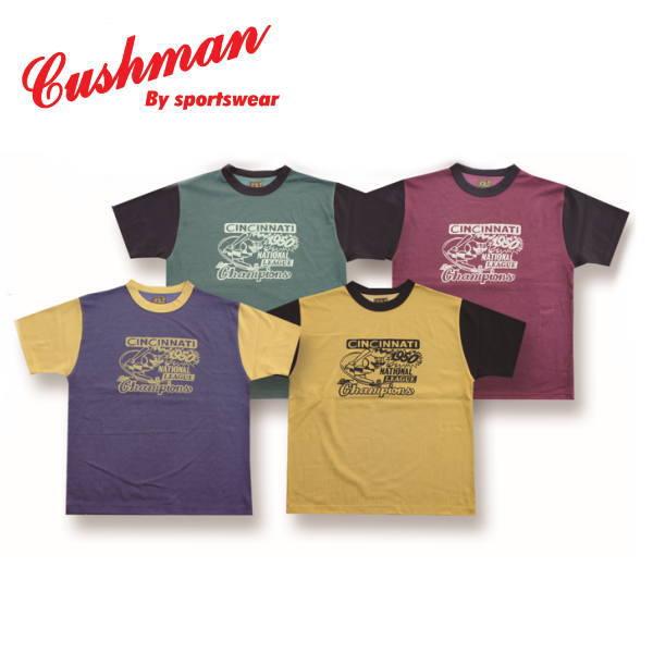 全国送料無料！代金引換手数料無料！！【CUSHMAN】 C/R アスレチックTEE （CINCINNATI）ATHLETIC TEE【クッシュマン】メンズ　レディース 半袖Tシャツ●日本製●コットン63％ レーヨン37％▼▼▼詳細は商品説明...