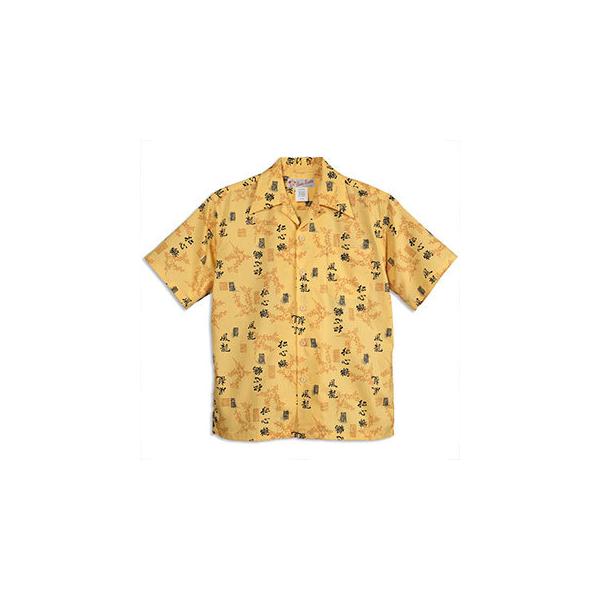 全国送料無料！HULA KEIKI  カンジ柄 漢字 半袖アロハシャツHK-321●ハワイアンコットン100％▼▼▼詳細は商品説明をご覧ください。