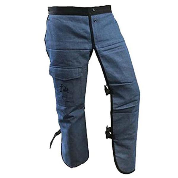 ●クラス１のソーチェン防護繊維（20m/s）●5層の防護繊維で軽量化を実現●固定バックルでズレるリスクを低減●シンプルなエプロンタイプ●便利なポケット付き＜サイズ＞サイズ：36”（91cm）ウエスト：110cmまでカラー：デニム調素材：表地...