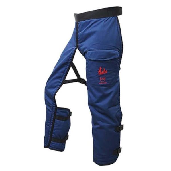 ●安全性を担保しながらも価格面で満足度を高めたシリーズ●EN381-5（クラス１）の防護繊維を採用●マムシの嫌う日本古来の藍色をベースに使用●大判ポケットを採用してレンチ。やすりなどの収納に●日本人の体型にフィットするサイズデザイン●コーデ...