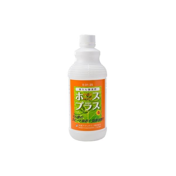 ホスプラスは亜りん酸とカリウムを主成分とし、おもに葉面散布で使用する液体肥料です。りん酸は窒素、カリウムと同じく植物の生育に最も必要な3大要素の一つであり、エネルギー生産に重要な成分で、細胞分裂の活発な生長点である花芽や根の先端で多く使われ...