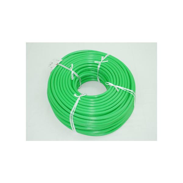 防除・農薬散布・噴霧用スプレーホース！！経年劣化が少なく柔軟性に富んだPVC（塩化ビニル樹脂）ホース。耐摩耗性・耐薬品性・耐寒性に優れたホースです。※旧規格のフンムキねじ（SW13.8）に対応できる切替ジョイント付き！