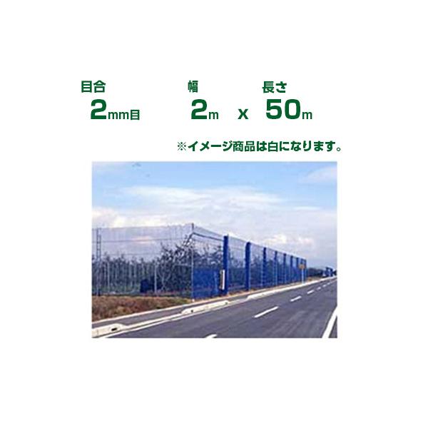 ダイオ化成 防風ネット 2mm目 白 ダイオネット防風網 2m×50m 農業資材 園芸用品 家庭菜園 ガーデニング