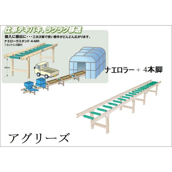 1. 振動を吸収する特殊ローラー2. 1.8mが2本で1セット(3.6m)、ワンタッチで何本でも接続できます。 ※一人で苗を押す事ができる許容は2セット(7.2m)までです。3. 移動・設置が楽な軽量設計4. 裏・表で育苗箱のガードつきでも...