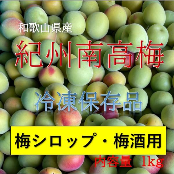 【発売日：2025年07月22日】気温の上昇など収穫後2日〜7日程度で黄色に色づくため、冷凍で出荷致します。和歌山県の紀南エリア（みなべ町）では６月上旬から６月中旬の収穫したものです。※送料無料(北海道・沖縄は送料無料対象外です。)■北海道...