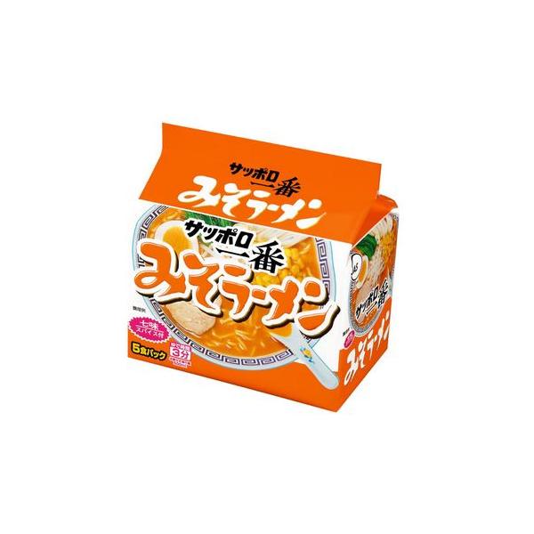 【価格推移】 サンヨー食品 サッポロ一番 みそラーメン 5食 6個の最安値 | プライシー