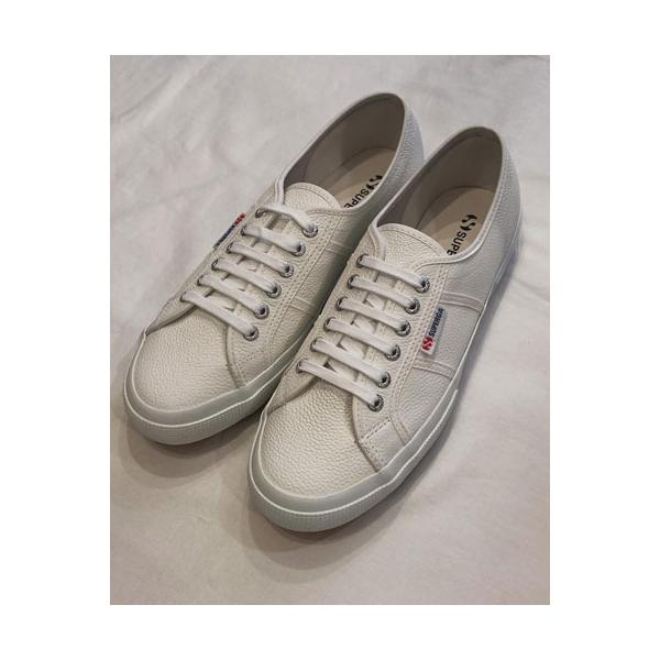 製品名 SUPERGA (スペルガ) 2750 TUMBLED LEATHER / WHITE型番         S009VH0メーカー SUPERGA （スペルガ）model : 2750 TUMBLED LEATHERcode : S...