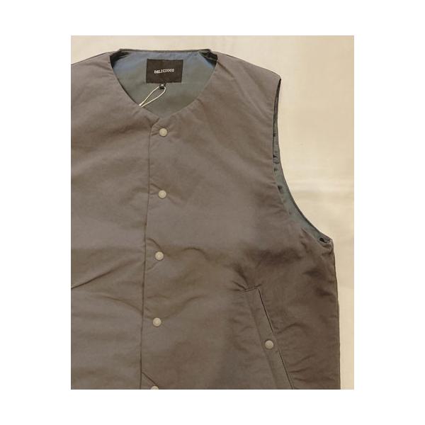 DELICIOUS,デリシャス,DB36041,PADDED Vest,中綿入り,ベスト,STUDIO ORIBE,スタジオオリベ,　brand : DELICIOUSstyle : PADDED Vestcode : DB36041mat...
