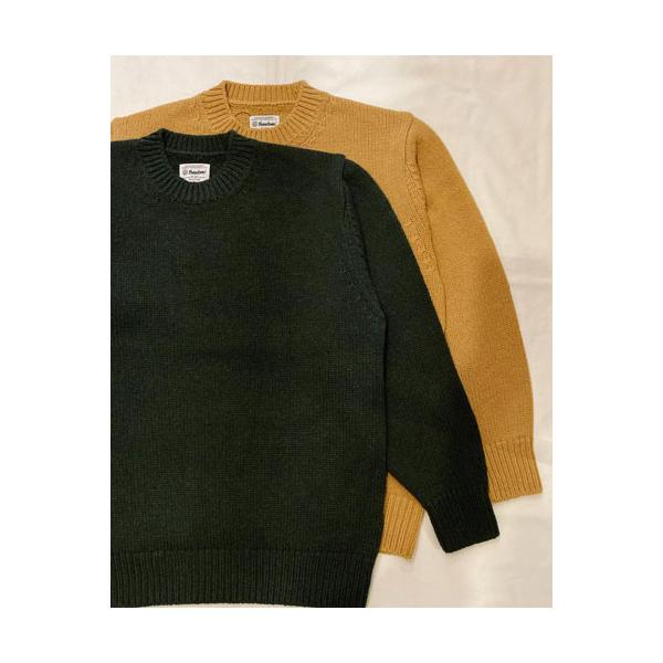 Yonetomi,NEW BASIC,ヨネトミ,米冨繊維,95-234-022,SOFT LAMB WOOL KNIT,PULLOVER,ラムウール,ローゲージクルーネックニット,　brand : Yonetomi NEW BASICsty...