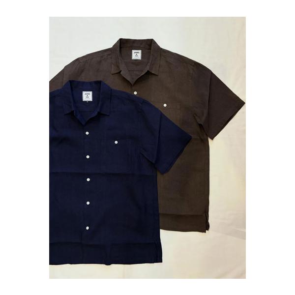JAMES ＆ CO.,ジェームスアンドコー,JS13084,LINEN Open Collar Shirt,半袖開襟,リネンシャツ,STUDIO ORIBE,スタジオオリベ,　brand : JAMES &amp; CO.style : ...