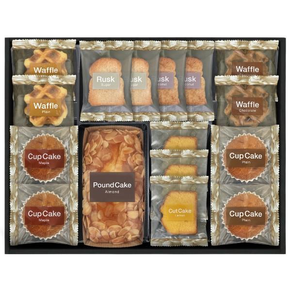 ●アーモンドパウンドケーキ、カップケーキ（プレーン×2、メープル×2）、ワッフル（プレーン×2、チョコ×2）、ラスク（シュガー×2、ココナッツ×2）、レモンケーキ×3●箱305×412×55mm（日本製）●賞味期限/180日（製造日より）お...