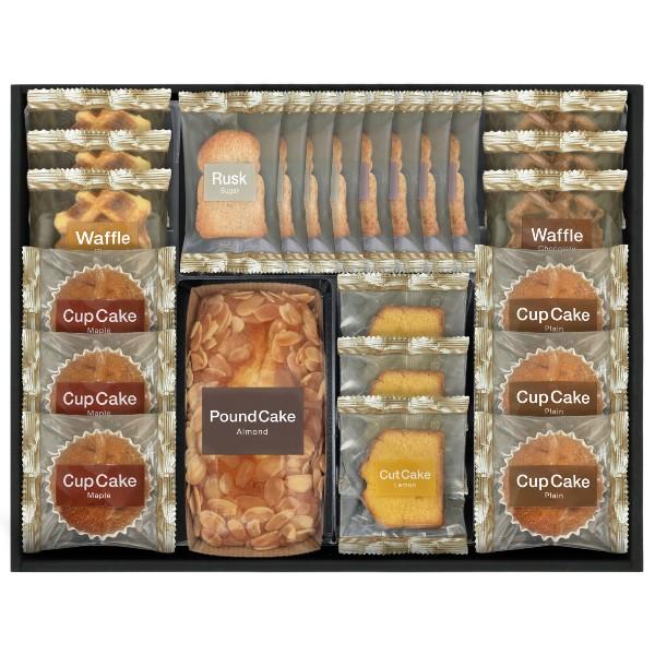 ●アーモンドパウンドケーキ、カップケーキ（プレーン×3、メープル×3）、ワッフル（プレーン×3、チョコ×3）、ラスク（シュガー×4、ココナッツ×4）、レモンケーキ×3●箱305×412×55mm（日本製）●賞味期限/180日（製造日より）お...