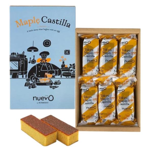 「商品情報」商品の説明nuevo by BUNMEIDO は、カステラ専門店「文明堂東京」から生まれた新ブランド。 400年以上前にカスティーラ地方から日本に伝わったカステラを世界のおみやげに。 丁寧にお作りしたちょっと贅沢な「日本土産」を...