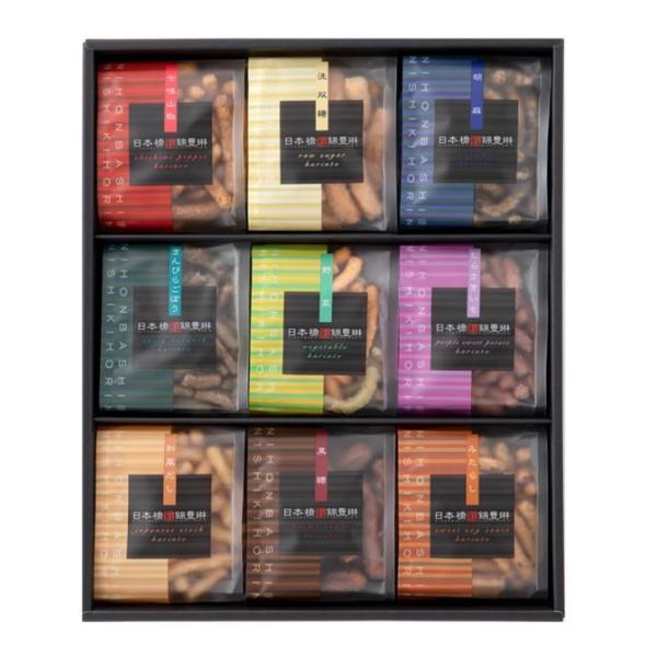 「商品情報」商品の説明甘味・塩味・旨味が満載の、定番かりんとう全種類詰合せ。 きんぴらごぼう・野菜・むらさきいも・和風だし・黒糖・みたらし・胡麻・洗双糖・七味山椒の味を詰合せ。原材料・成分小麦粉(小麦(国産))、植物油脂、砂糖、水飴、乾燥ご...