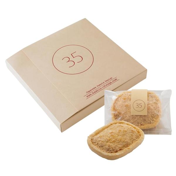 「商品情報」味わい・食感：ぱりっと最中と、ほろりと崩れるクッキー生地。香ばしいきな粉が広がる和洋の焼き菓子です。セット内容：35 きなこ 6個入。手提げ袋は付属しません。利用シーン：日々のおやつに。コーヒーや日本茶と楽しむ自分時間のお供に。...