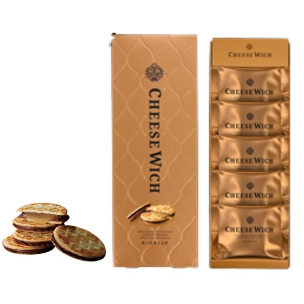 「商品情報」商品の説明さくりと軽く香ばしいチーズクッキーとチョコレートの中から、 とろ〜り溢れるチーズソース… チーズのまろやかな風味と、幾度にも重なる美味しさにこだわりました。 "とろり"と"さくり"が楽しい、 東京で生まれた新しいサンド...