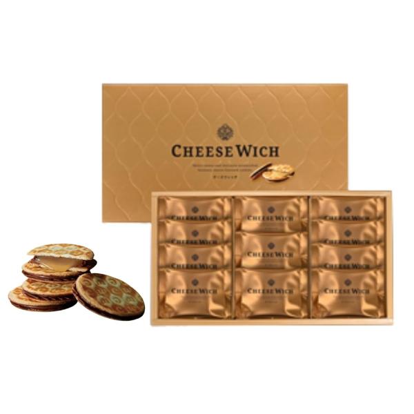 「商品情報」商品の説明さくりと軽く香ばしいチーズクッキーとチョコレートの中から、 とろ〜り溢れるチーズソース… チーズのまろやかな風味と、幾度にも重なる美味しさにこだわりました。 "とろり"と"さくり"が楽しい、 東京で生まれた新しいサンド...