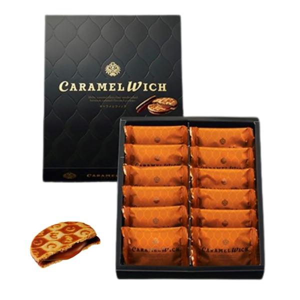 「商品情報」商品の説明チョコレートの中からキャラメルソースが溢れ出す贅沢な一口 さくりとしたキャラメルクッキーで挟んだことで さっくり、とろりとした２つの食感を楽しめます。 ゆるやかなキャラメルソースが チョコレートの中からとろけてくる 東...