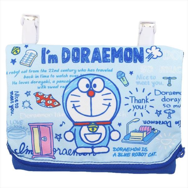 ドラえもんの可愛いポケットポーチ。サンリオとドラえもんのコラボ【I'm Doraemon】クリップ付きだからスカートやズボン、カバン等にカンタンに取り付け可能。ポケットがない服でもポケット代わりに使えて便利☆サイズ : 約145×110mm...