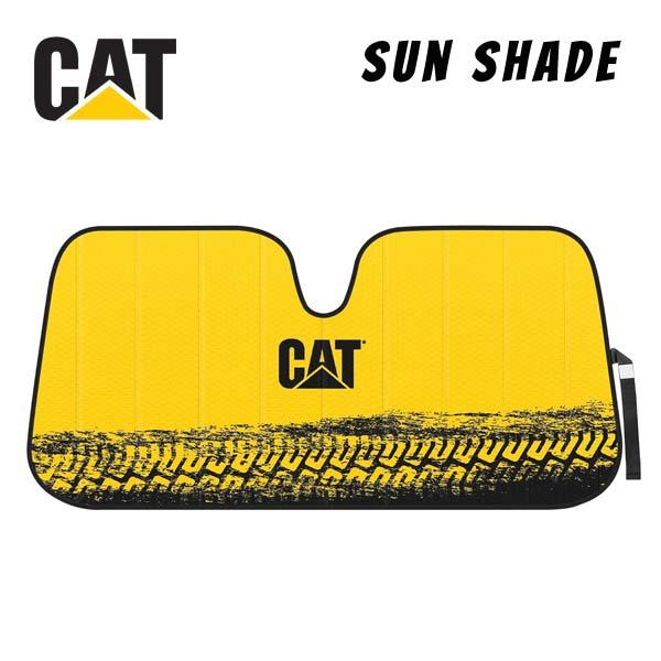 キャタピラー公式ライセンスのサンシェードです。照りつける太陽や日焼けを少しでも軽減したい！折りたたみ留めゴム付でコンパクトに収納可能！■サイズ　27”×57”インチ（約69cm×145cm）※この商品はアメリカからの輸入品です。多少の小傷や...