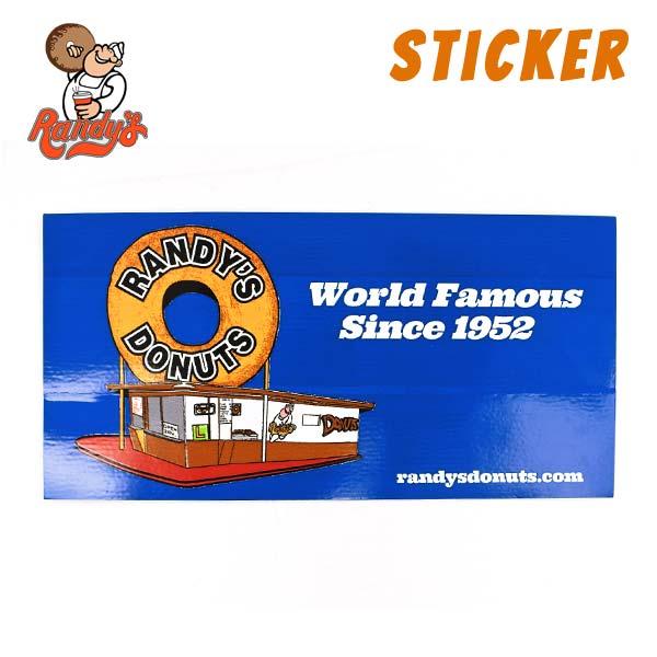アメリカより直輸入！大きなドーナツが印象的なLAを象徴する大人気ドーナツ店「RANDY’S DONUTS」デザインのロゴステッカーがアメリカから新入荷しました！現地でしか手に入らない超レアなグッズが少量限定入荷となりますのでお早めにお買い求...