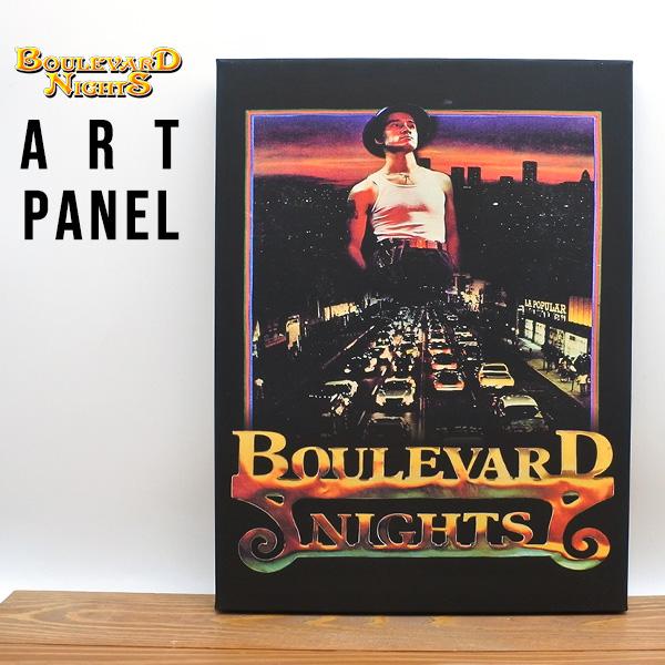 BOULEVARD NIGHTSのアートパネルです。インパクトはありますが、モダンな雰囲気のキャンバスアートパネルなので、お部屋にもガレージにもピッタリ。 日本では手に入らないレアな一品です！後ろに飾るためのフックがあるので壁掛けで、壁掛け...
