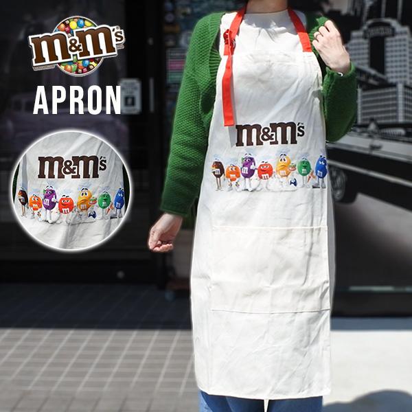 とってもかわいいm&amp;m'sのエプロンです！毎日使うキッチンを華やかに♪かわいいエムアンドエムズが全員集合！大きなポケットが2個付きで使いやすいです。サイズ調節ができるので家族みんなで使えます！m&amp;m's 公式ライセンス商品で...