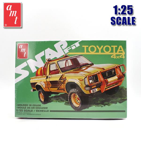 1980年 トヨタ4×4 ピックアップトラックです。アメリカ直輸入の日本では入手困難なアメ車プラモデル！激レア物は在庫に限りがありますので、お早めに！！■箱サイズ　縦約16.0cm×横約23.1cm×高さ約9.5cm■スケール　1/25ビニ...