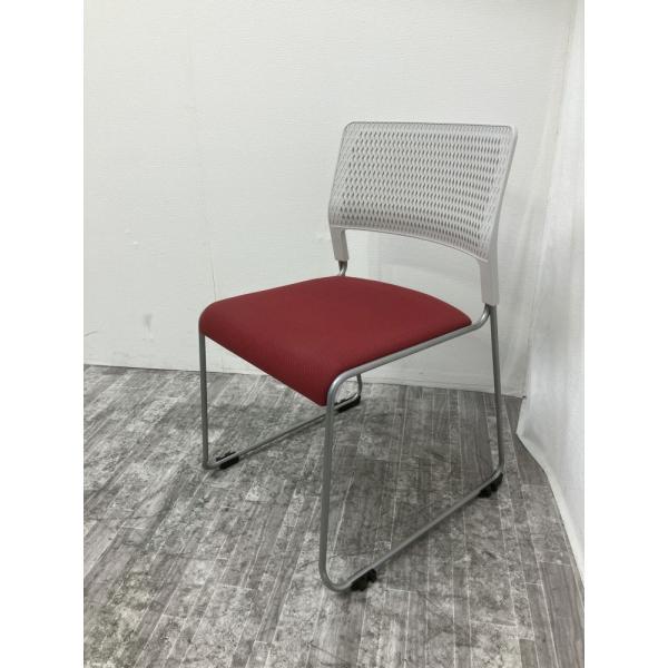 ■管理番号：1100000089568■メーカー：ウチダ（内田洋行）■型番：MP-220W■座面の高さ：SH438mm■カラー：レッド /ホワイトxミネラルレッド■シリーズ：MP-220シリーズ■座面の高さ：SH438mm■外形寸法：W50...