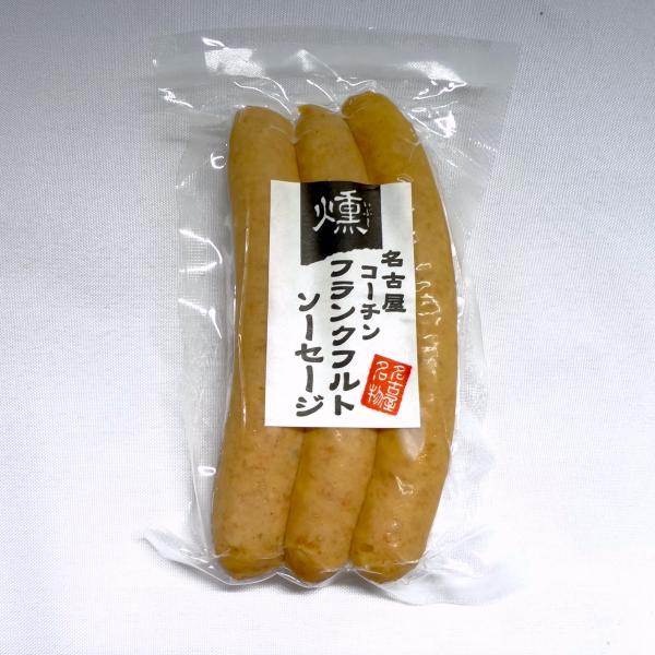 名古屋コーチン フランクフルト(約60ｇ)x5パック《商品情報》■原材料　　鶏肉（国産：名古屋コーチン80%）、豚脂肪、でん粉、食塩、卵たん白（卵を含む）、糖類（砂糖、ぶどう糖、水あめ）、乳たん白（乳成分を含む）、たん白加水分解物（大豆を含...