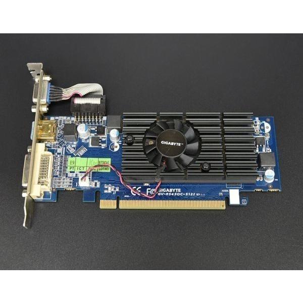 GIGABYTE GV-R545OC-512I  512MB グラフィックカード 中古品搭載チップ：ATI RADEON HD 5450メモリ：GDDR3 512MBバスインターフェイス：PCI Express 2.1中古品になりますので、...
