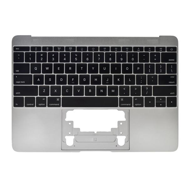 MacBook Retina 12 2015 A1534 スペースグレイ US キーボード パームレスト 中古品 5-0614-3中古品なので使用感や傷等があります。【国内発送 熊本発送 マックブック 入力不良、水没、水損の修理交換分解】