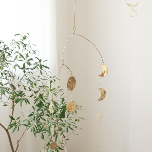 インブルーム ブラスモビール ムーン Creer/クレエモビール 天井 吊り下げ ブラス 真鍮 フック おしゃれ