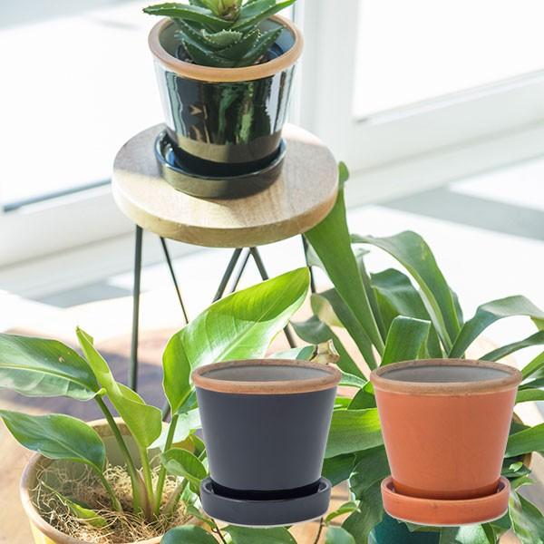 グロッシーポット M 　po-30759プランター 植木鉢 プランターカバー フラワーポット 花 鉢