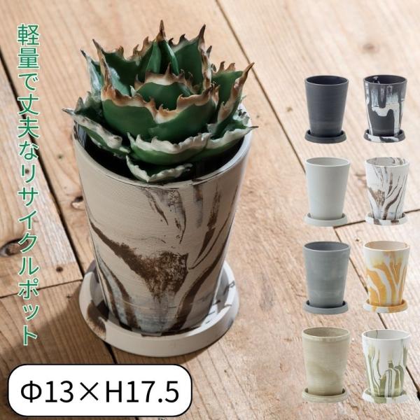 鉢プランターカバー プランター 植木鉢 エコ素材 プランター 軽い 植木鉢 鉢 鉢カバー受け皿付き 底穴あり 鉢植え アーバンプランツポット植木鉢 プランター おしゃれ 軽量 リサイクル素材