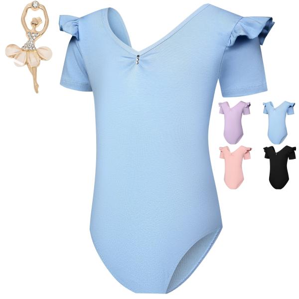 【特徴】胸元にはビジュー付き。伸縮性が良く、肌に優しい素材を使用しています。股の部分はボタン付きで脱ぎ履きがラクラクです。【素材】棉 + スパンデックス【カラー】黒、ブルー、ピンク、バイオレット【サイズ】101〜160cm