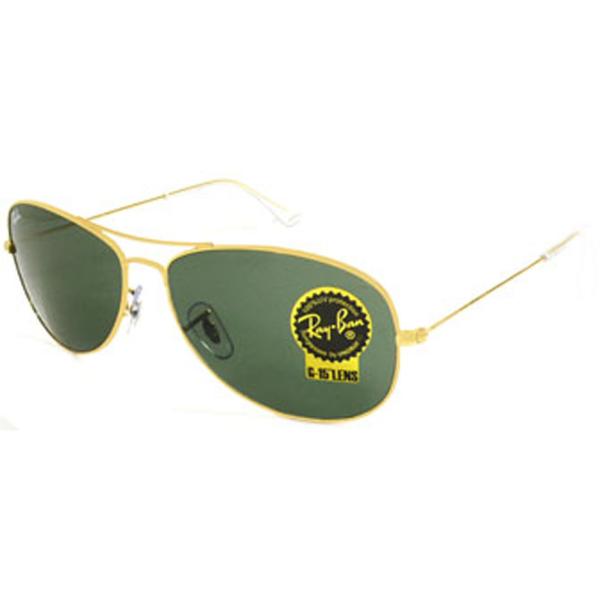 レイバン サングラス Ray-Ban アビエーター COCKPIT-コックピット-RB3362 001 59 ゴールド/G-15XLT サイズ59mm（6カーブ）