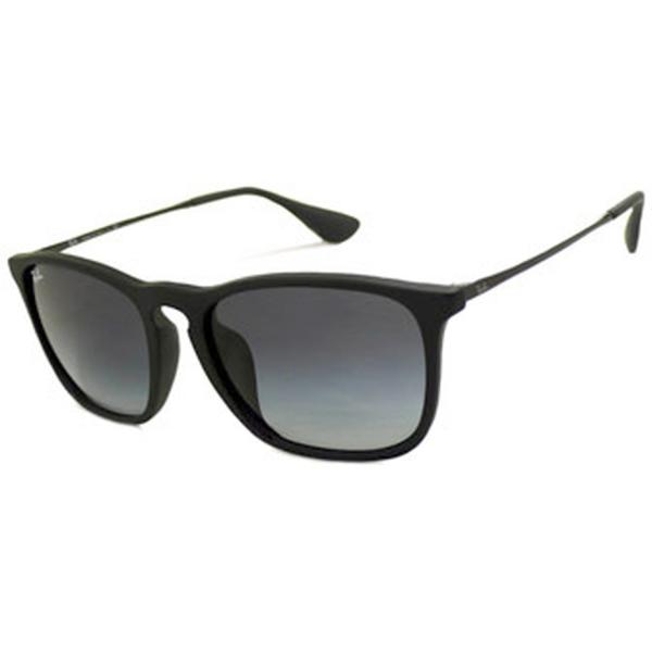 レイバン サングラス Ray-Ban ヤングスター（CHRIS） RB4187F 622/8G 54 ブラックラバー/グラディエントグレイ サイズ54mm（6カーブ）レンズ素材：プラスチック