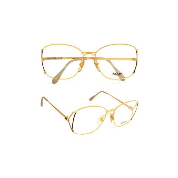 ラミー-LAMY-CYRIELLE L561 56MADE IN FRANCEフレームカラー：L561（金色）サイズ56mm【サイズ感の目安】　レンズ横幅：56mm 　　　　鼻幅：16mm フロント縦幅：51mm フロント前幅：135mm ...